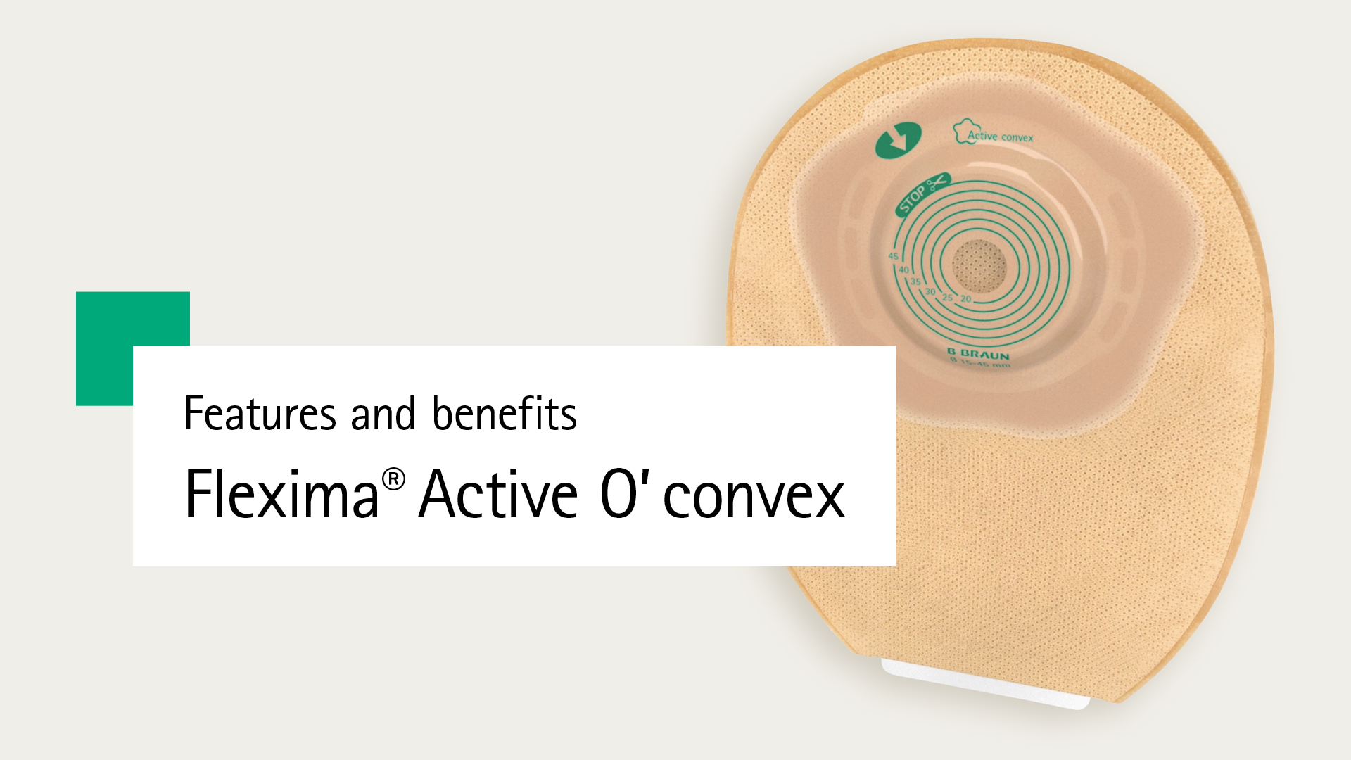 Convex Stoma Bags Against Stoma Leakages | B. Braun Australia - B. Braun